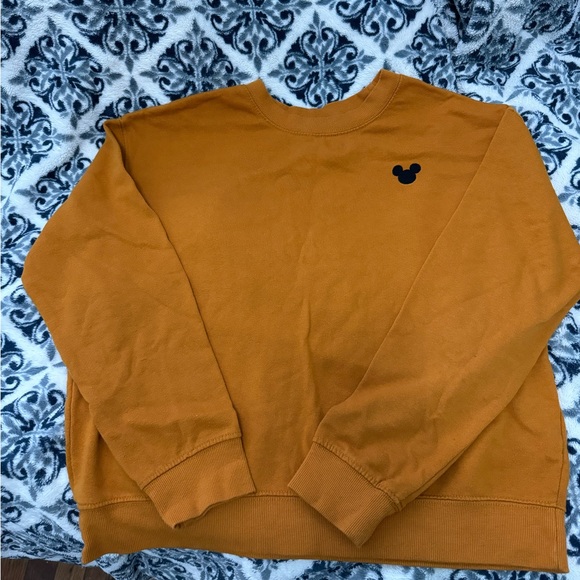 H&M | Tops | Mustard Yellow Disney Shirt Worn In Good Condition | Poshmark